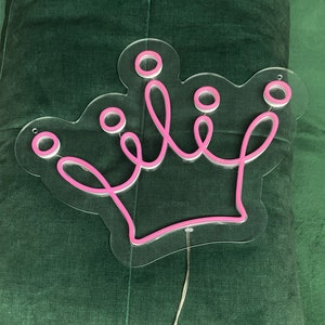 Queen Crown Neon Sign - Princess Neon Sign, Gift for Her, Girl Neon ...