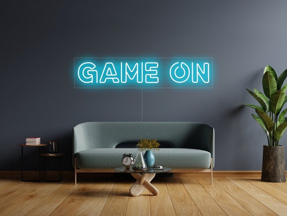 Game Sign LED Neon Sign Game Neon Bedroom Neon Sign Led | Etsy