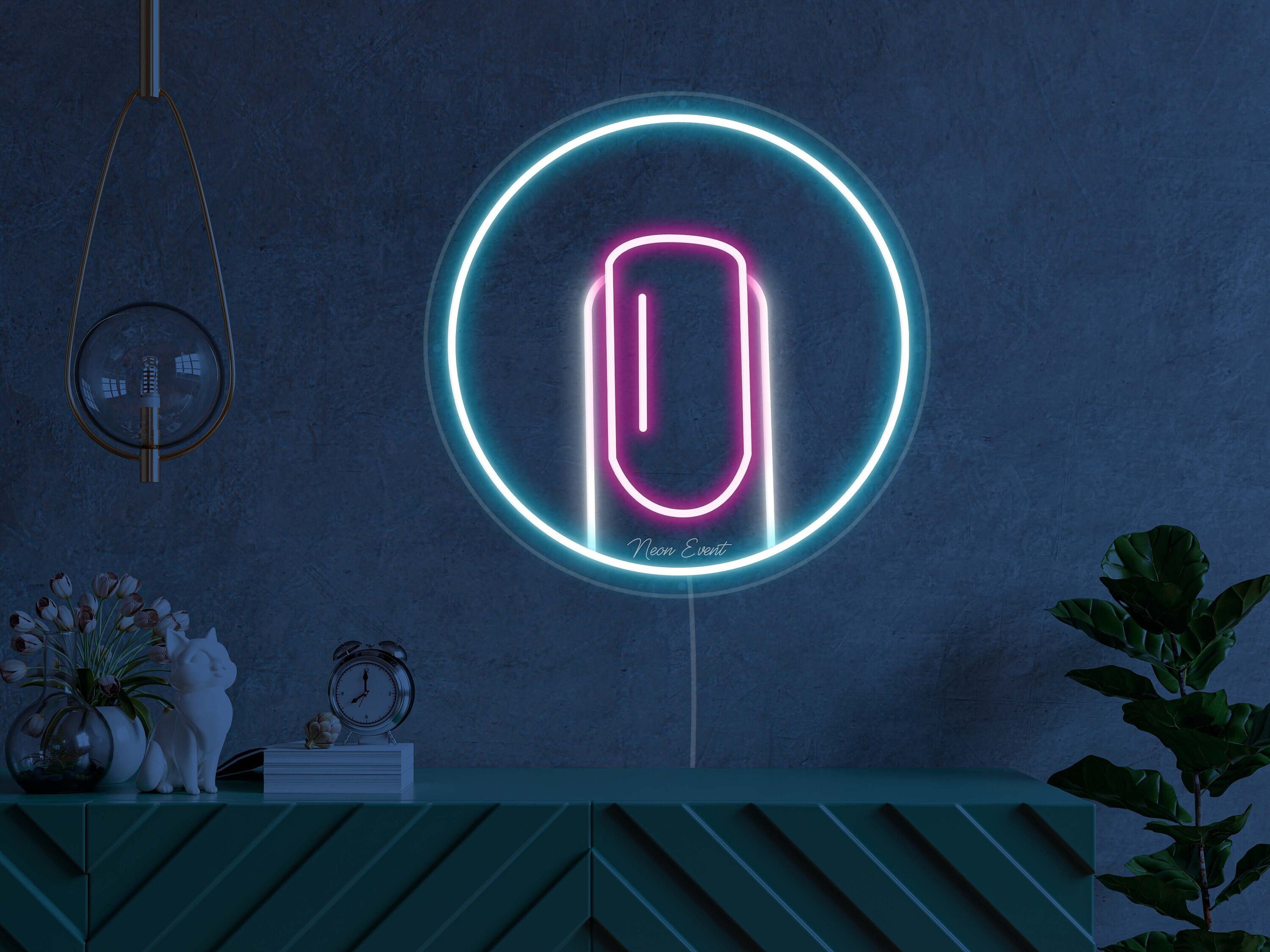 Nails Neon Sign LED Neon Sign Beauty Sign Wall Sign Nail - Etsy