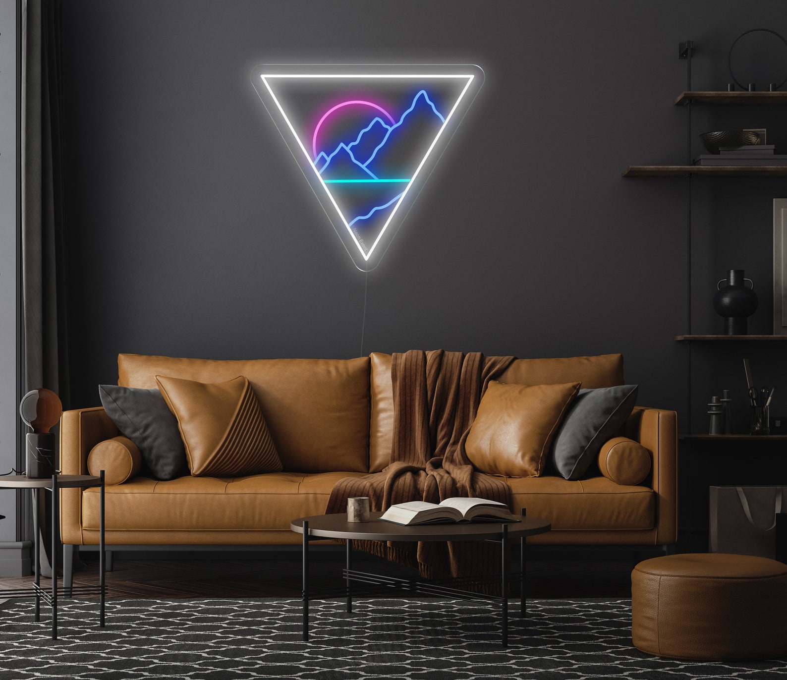 Mountains Neon Sign LED Neon Sign Wall Decor Wall Sign - Etsy