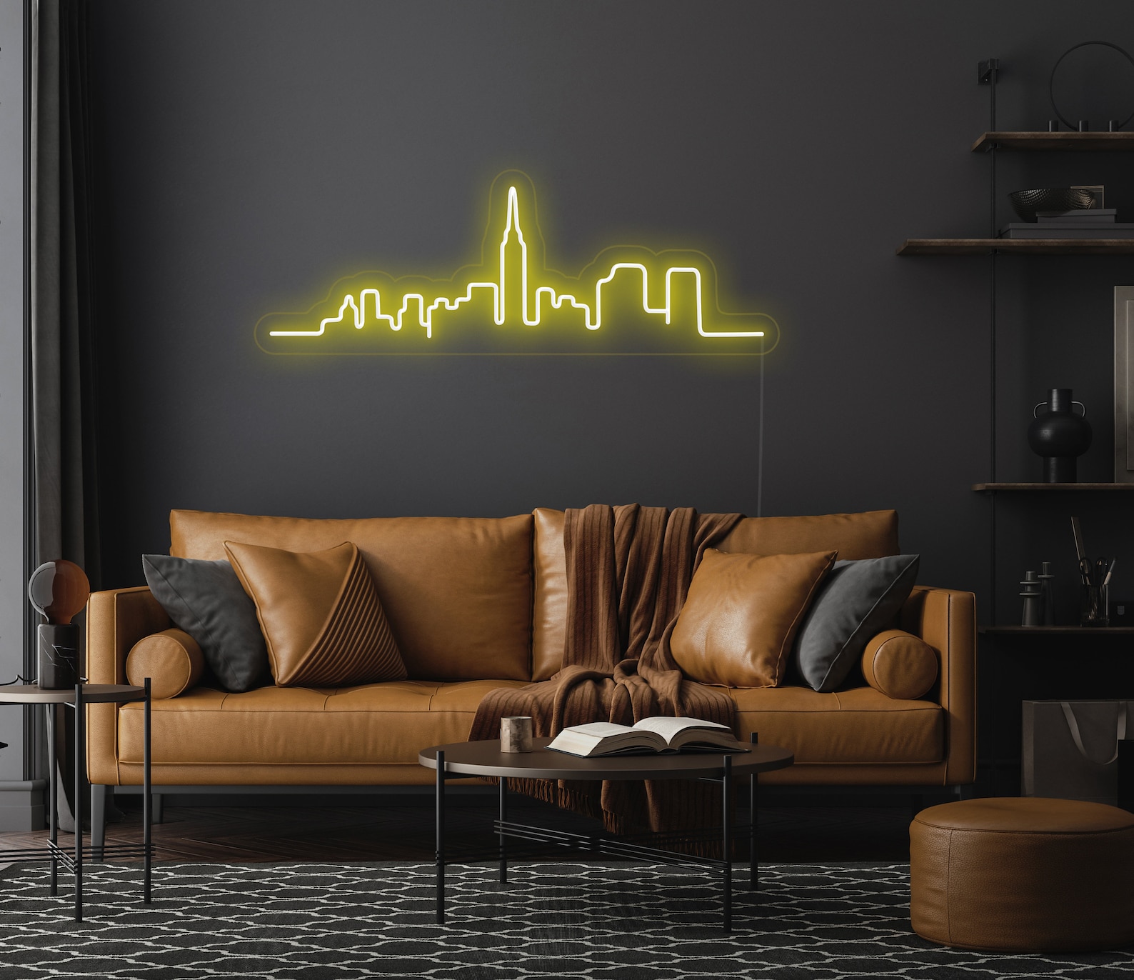 City Neon Sign LED Neon Sign Wall Decor Wall Sign City - Etsy