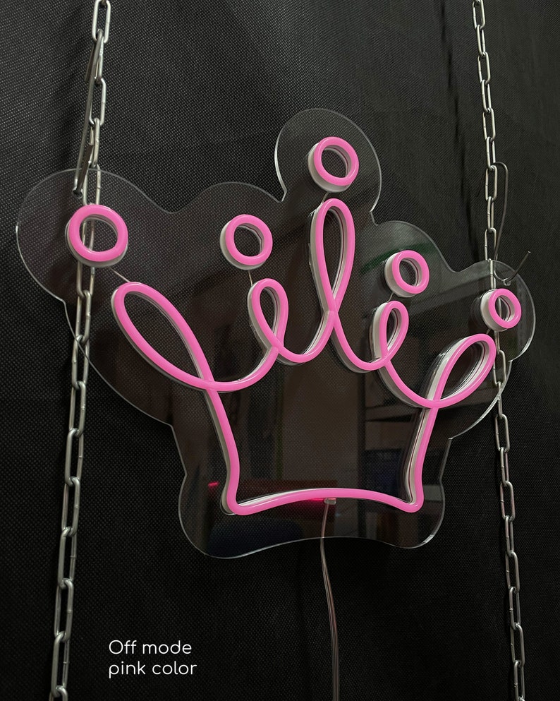 Queen Crown Neon Sign Princess Neon Sign Gift for Her Girl - Etsy