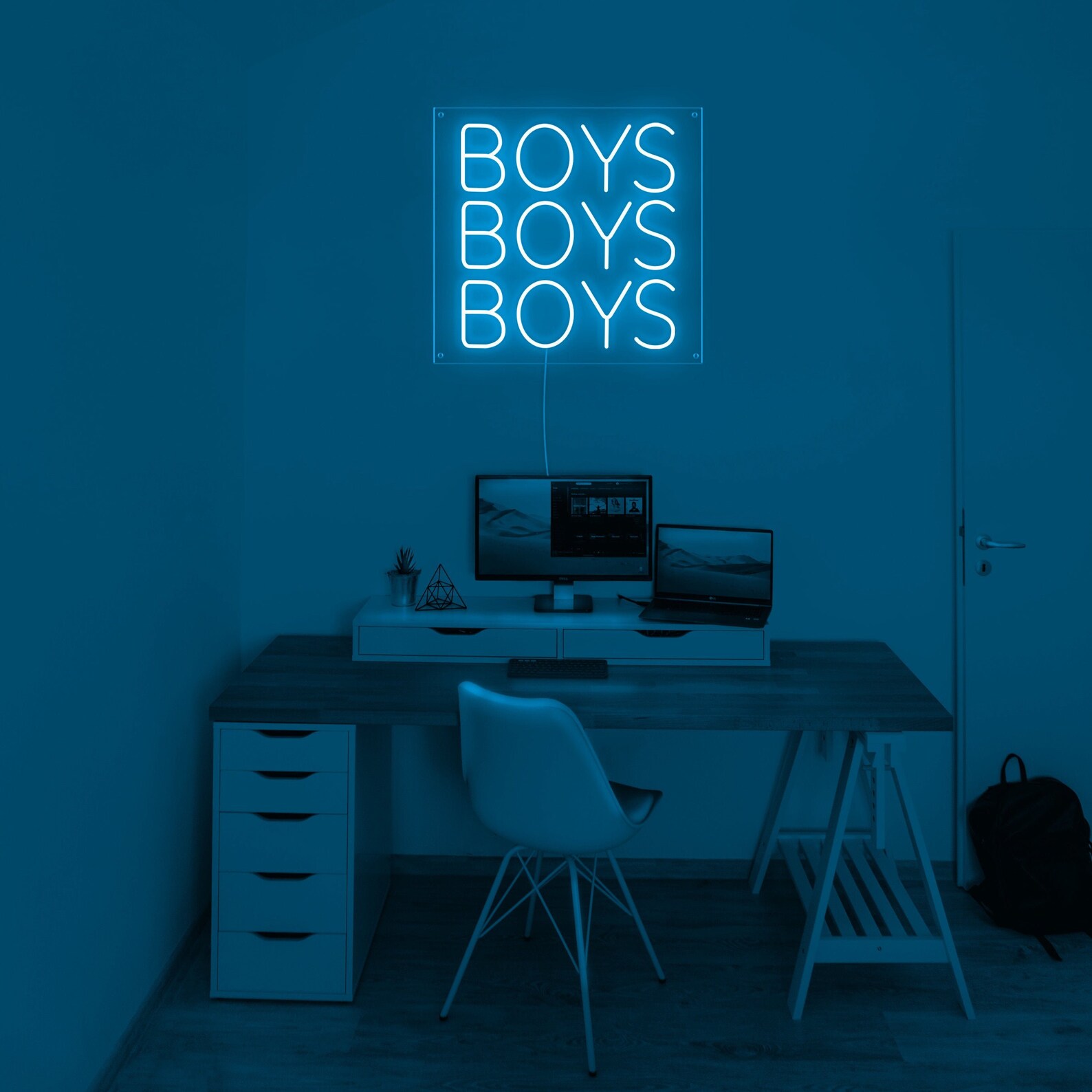Boys neon sign boys neon sign bedroom neon sign boy power | Etsy