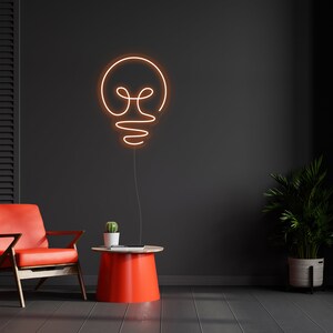 Light Bulb Sign LED Neon Sign Wall Decor Wall Sign Light | Etsy