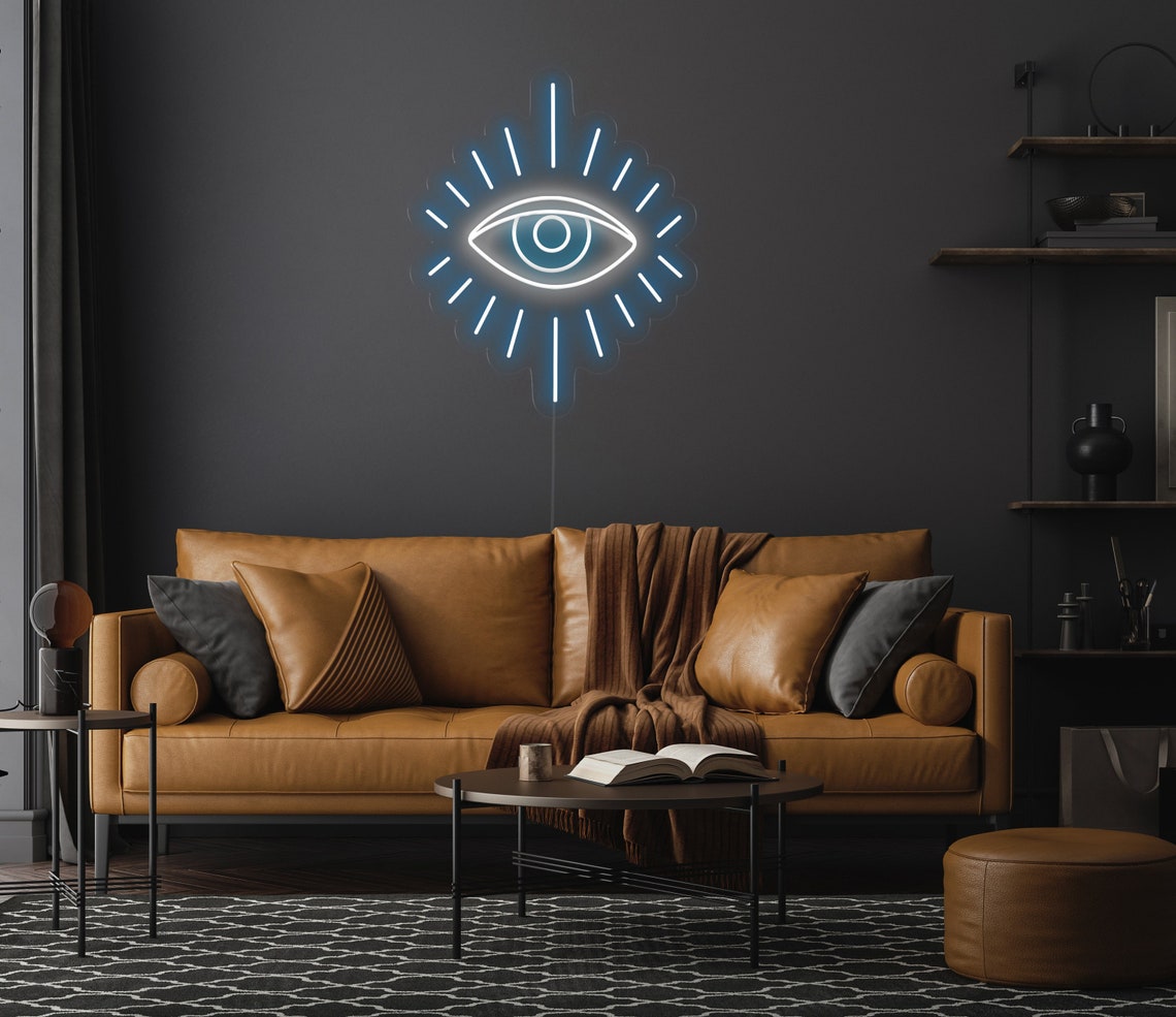 Eye Neon Sign LED Neon Sign Wall Decor Wall Sign Eyes Led - Etsy