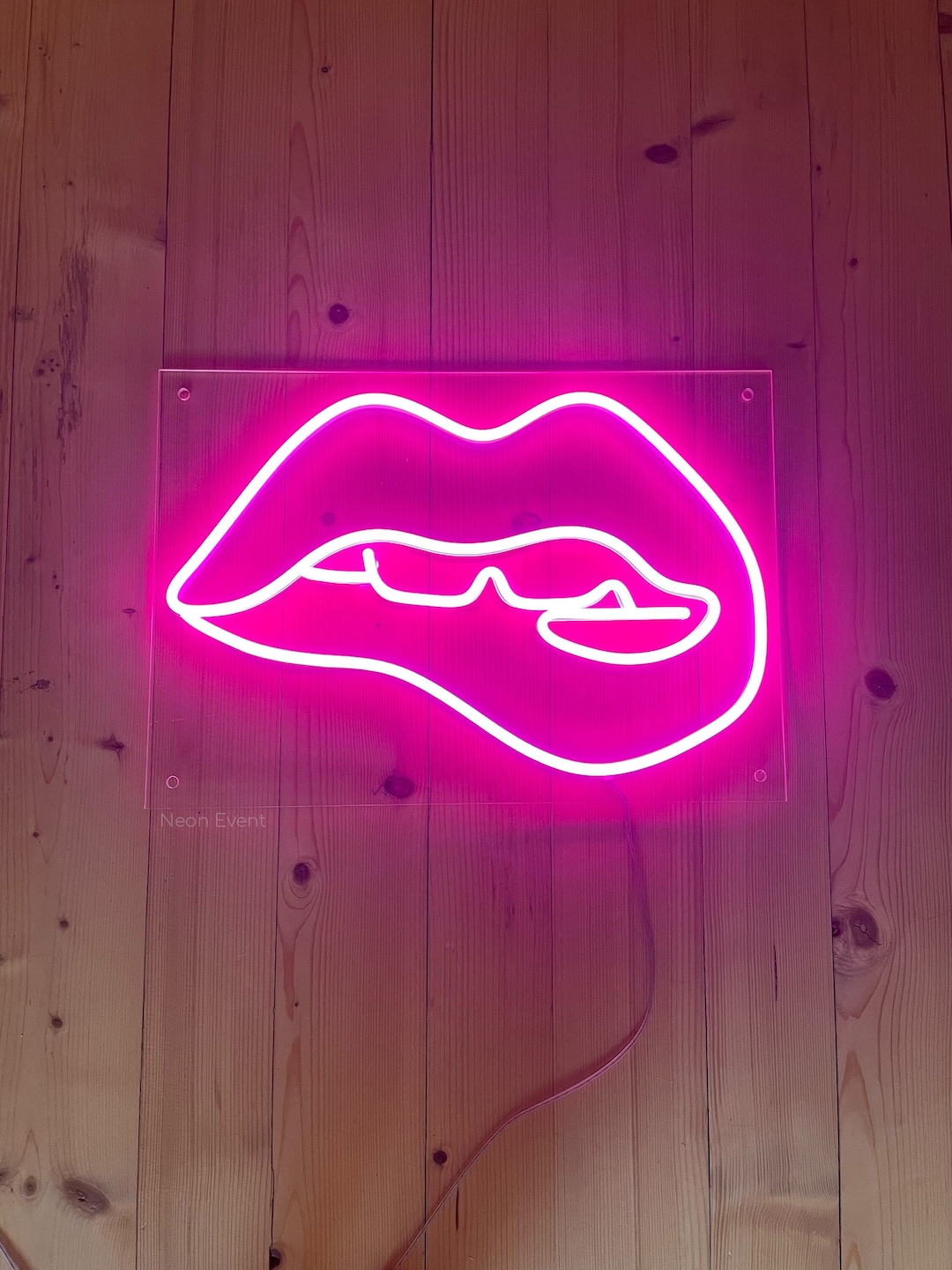 Lips Neon Sign - Lips Girl LED Neon Sign, Gift for Her, Girl Lips Neon ...