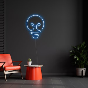Light Bulb Sign - LED Neon Sign, Wall Decor, Wall Sign, Light Neon Sign ...