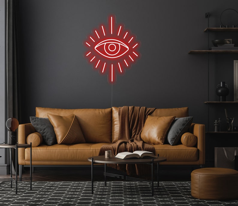 Eye Neon Sign LED Neon Sign Wall Decor Wall Sign Eyes Led - Etsy