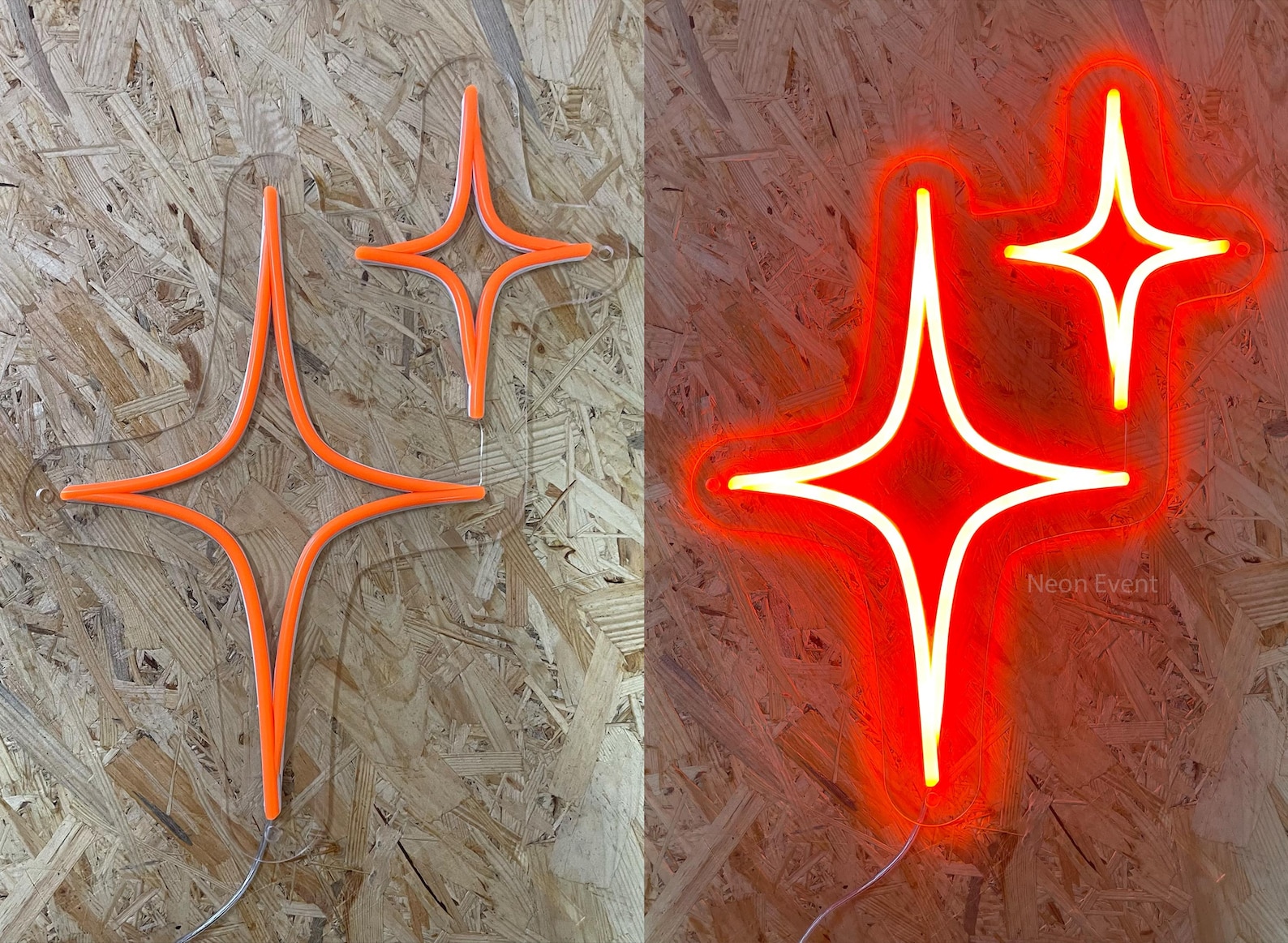 Stars Neon Sign Bedroom Lamp, Shine Bright Neon Sign, Kids Room Light ...