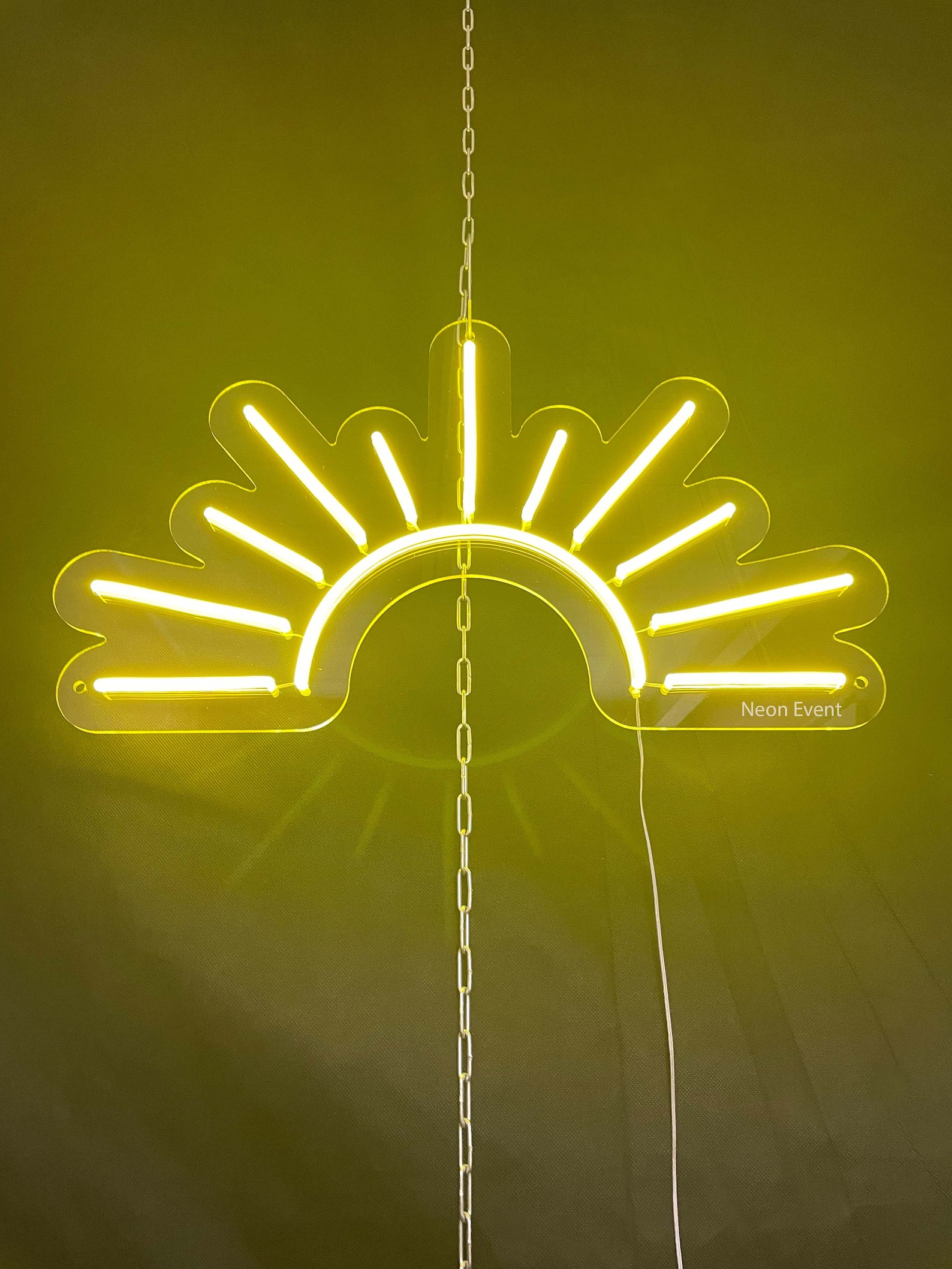 Sun Neon Sign LED Neon Sign Wall Decor Wall Sign Sunset - Etsy