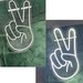 Peace Hand Neon Sign - Peace LED Neon Sign, Gift for Him, Gift for Him ...