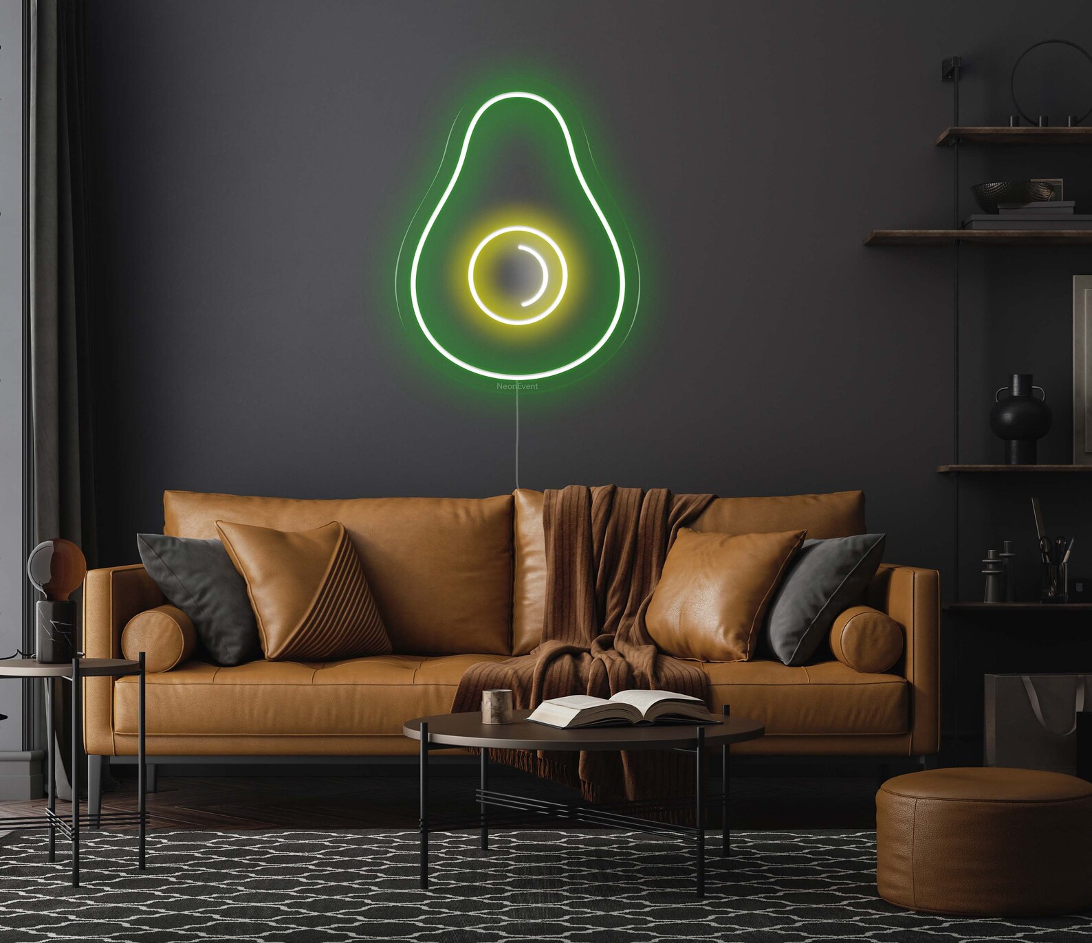 Avocado Neon Sign Avocado Led Sign Neon Home Sign Wall - Etsy