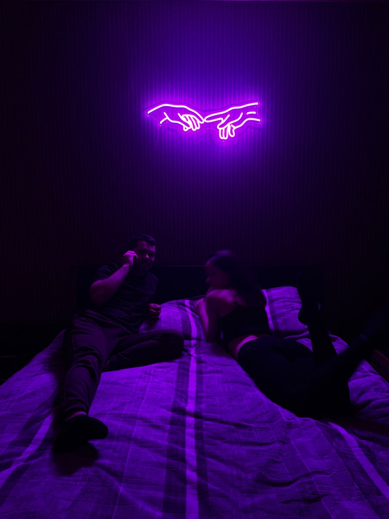 Hands Neon Sign Hands of God Neon Sign LED Neon Sign Wall - Etsy