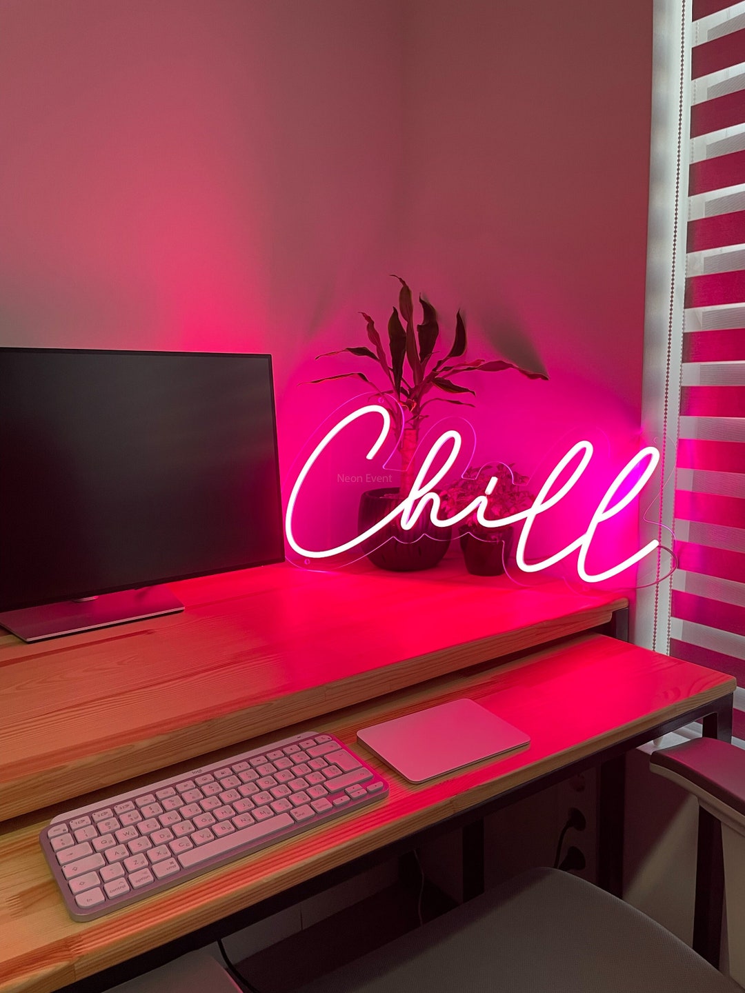 Chill Neon Sign - Chill Wall Sign, Relax Neon Sign, Beauty Salon Light ...