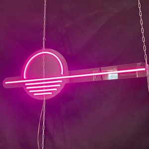 Sun Neon Sign - LED Neon Sign, Wall Decor, Wall Sign, Sunset Led Sign ...