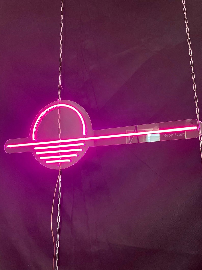 Sun Neon Sign LED Neon Sign Wall Decor Wall Sign Sunset - Etsy