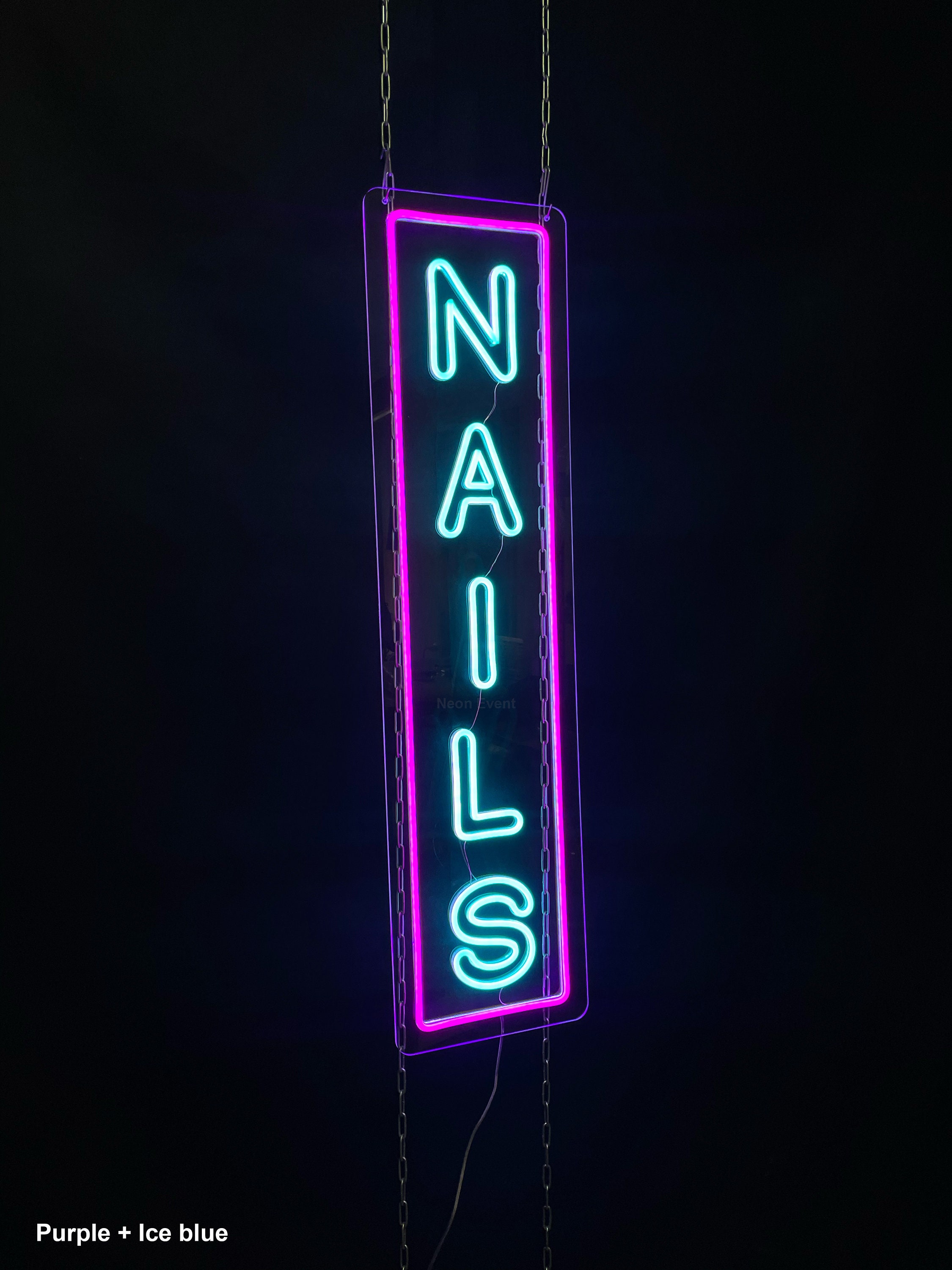 NAILS Neon Sign for Beauty Salon, Nails Room Light Sign, Beauty Neon ...