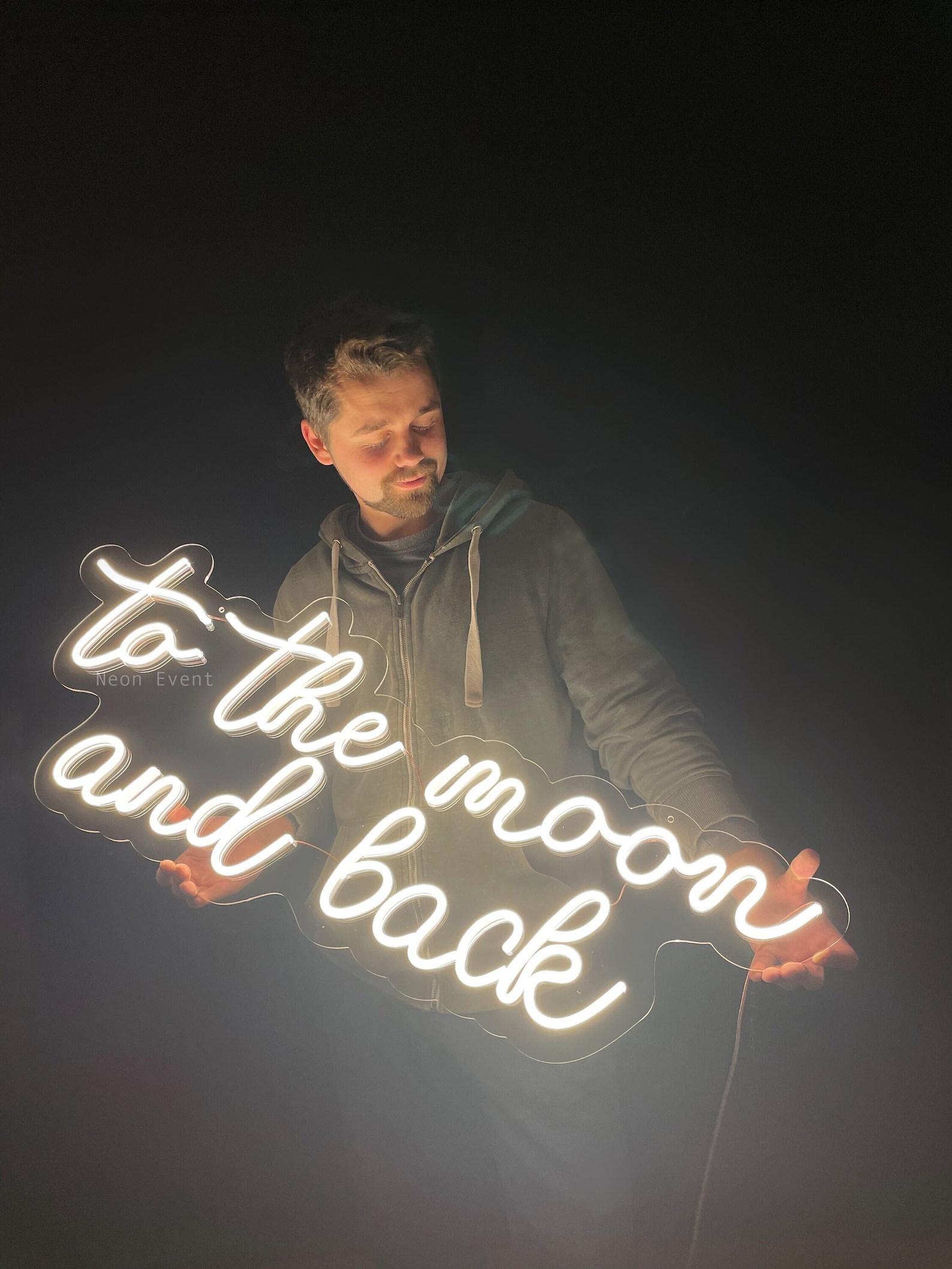 To the Moon and Back Neon Sign Custom Neon Sign Wedding - Etsy