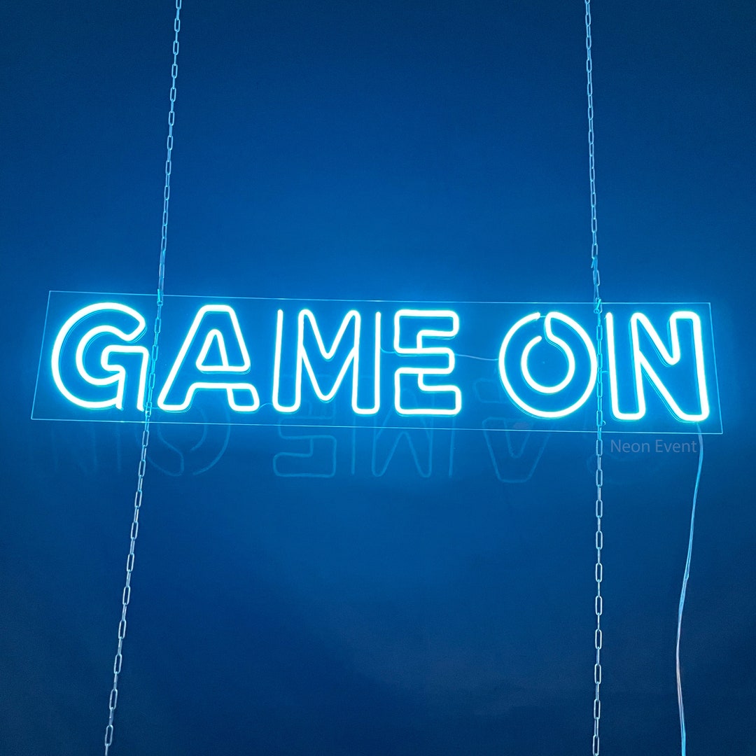 Game Sign LED Neon Sign, Game Neon, Bedroom Neon Sign, Led Neon Sign ...