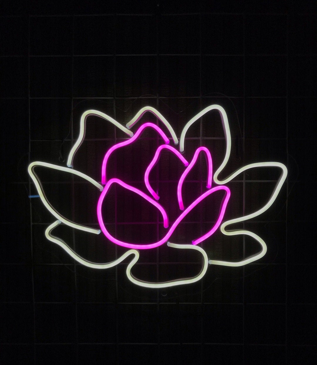 Lotus Neon Sign, Neon Sign Light Lotus Flower, Flower Neon Sign - Etsy