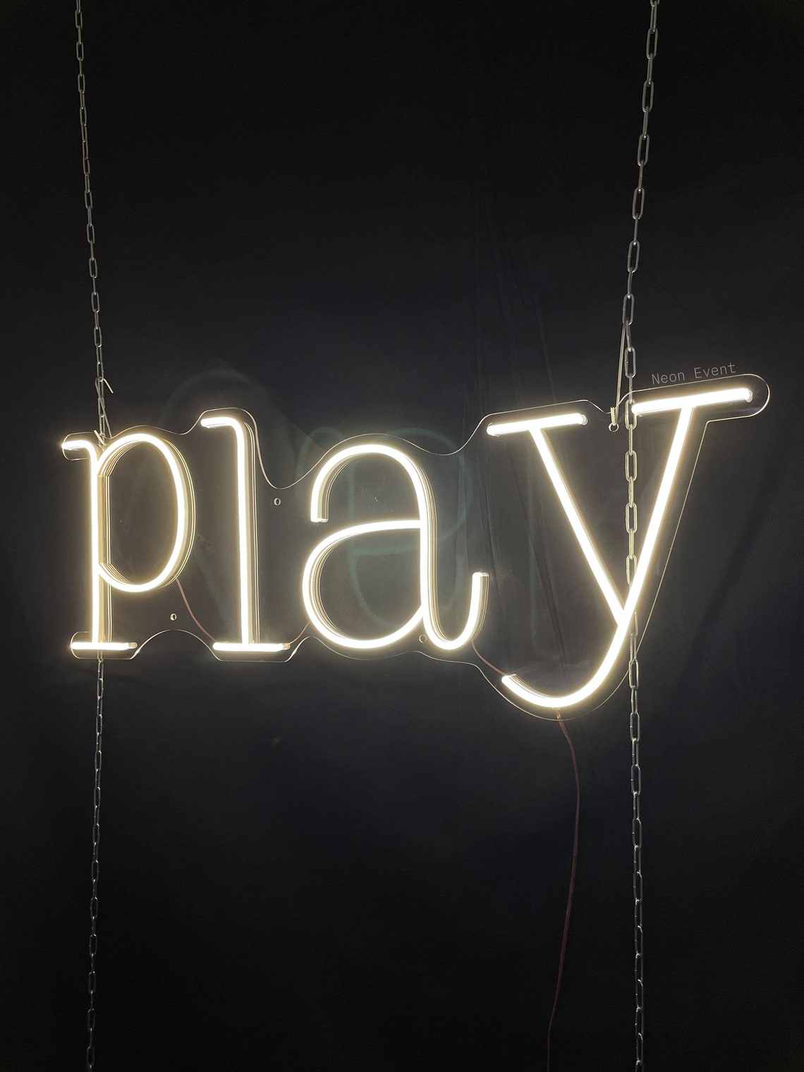Play Neon Sign Neon Sign Bedroom Wall Decor Led Neon Sign - Etsy