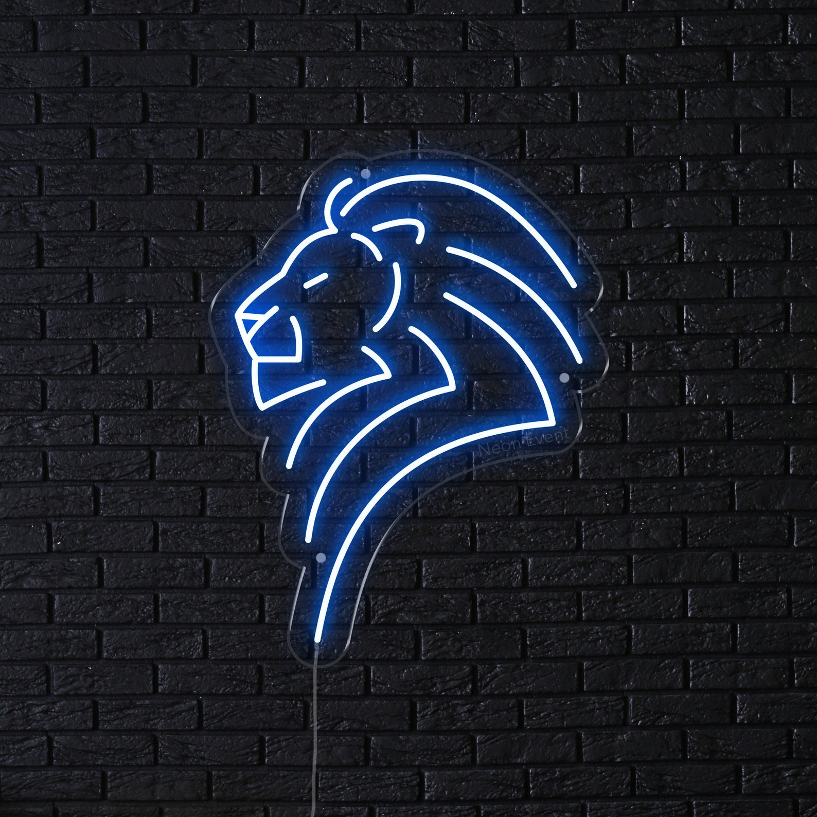 Lion Neon Sign, Animal Neon Light Kids Room Decor, Nature Led Sign ...
