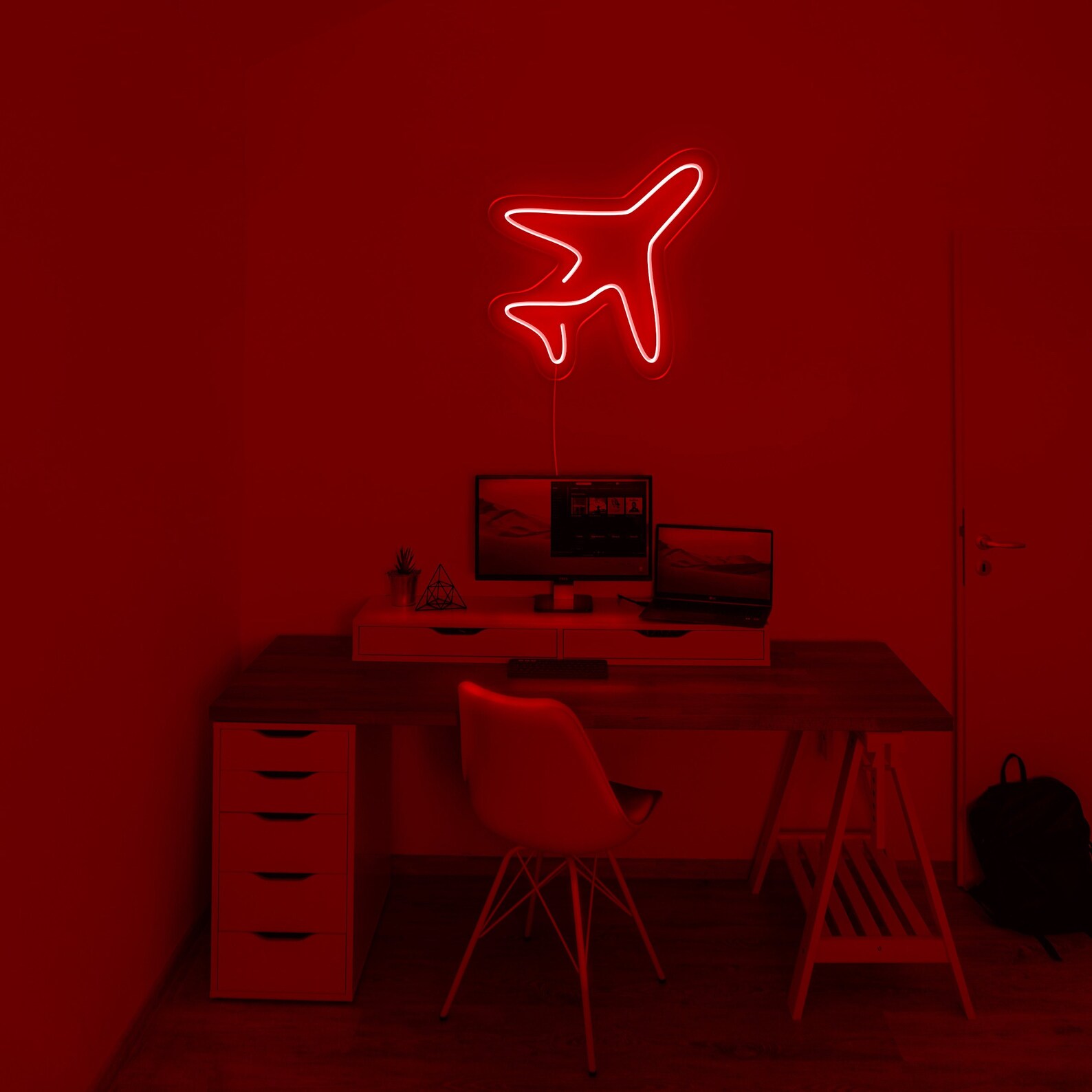 Plane Neon Sign, Fly Neon Sign, Neon Bedroom, Office Neon, Wall Decor ...