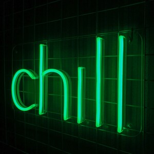 Chill Neon Sign, Chill Neon, Neon Chill, Led Neon, Led Sign, Led Neon ...