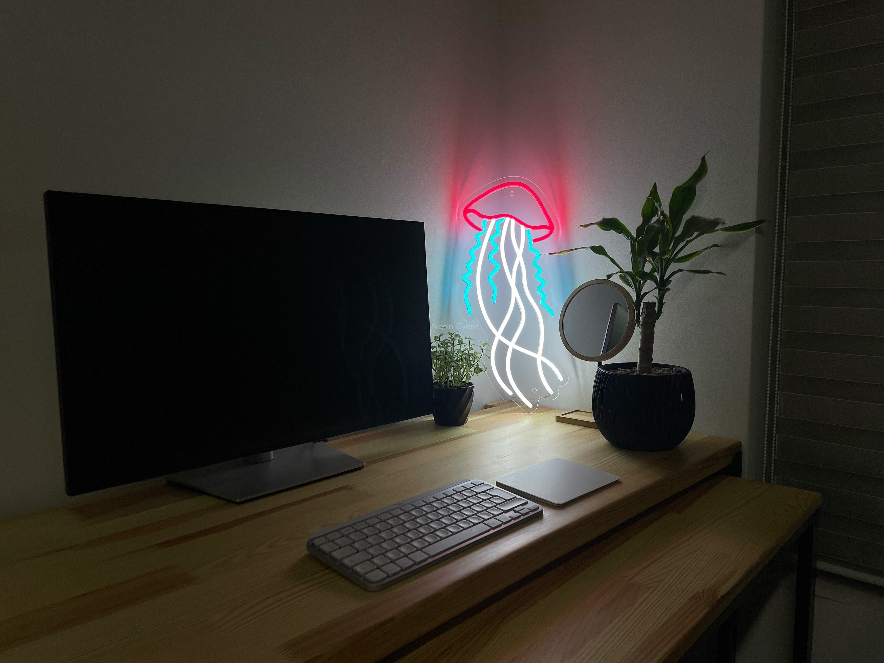 Jellyfish Neon Sign | Sea Neon Sign, Ocean Neon Sign, Custom Wall Light ...