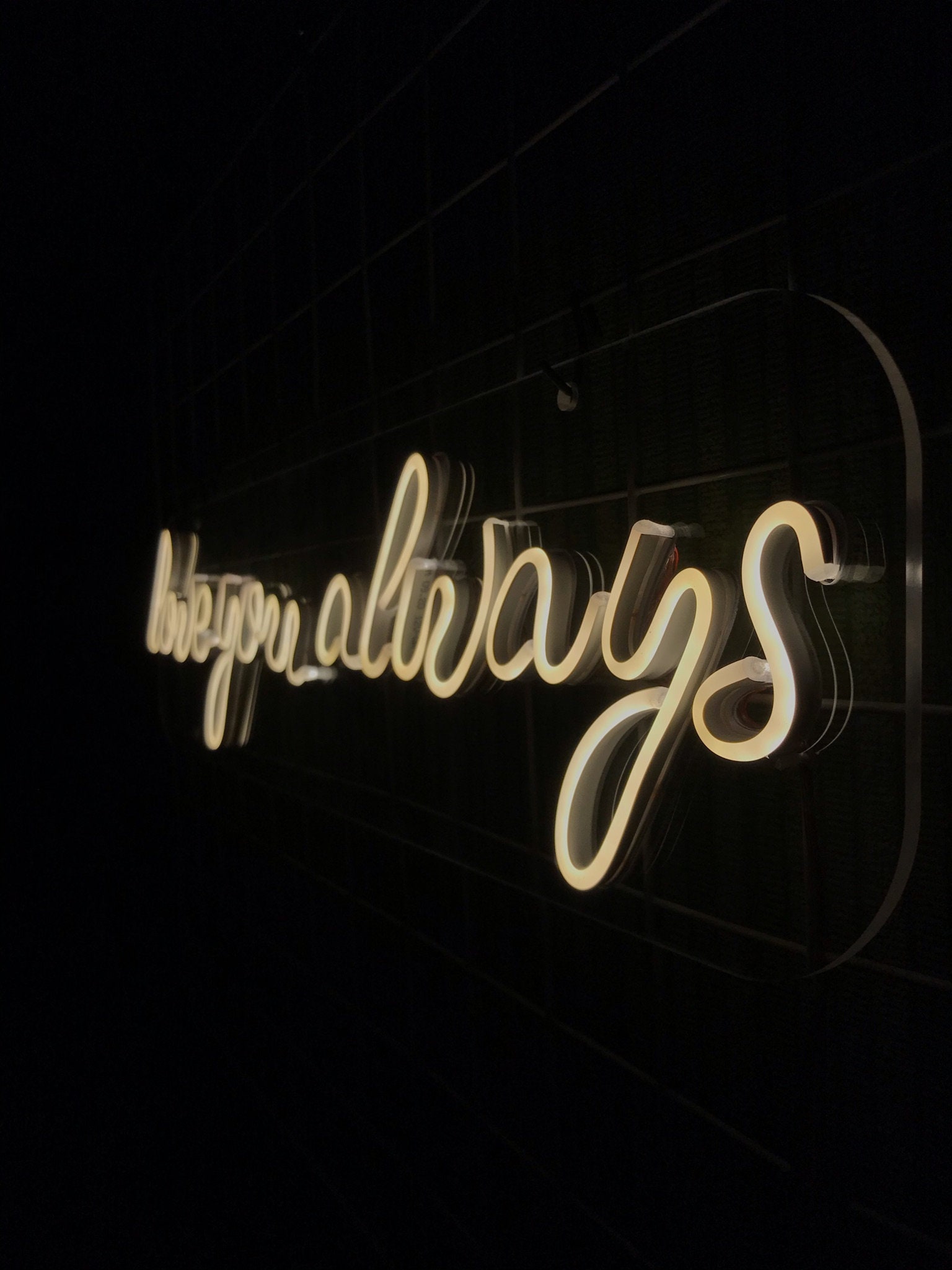 Love Wedding Neon Love You Always Neon Sign Love Neon Sign - Etsy UK