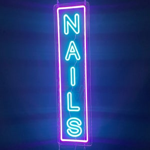 NAILS Neon Sign for Beauty Salon, Nails Room Light Sign, Beauty Neon ...