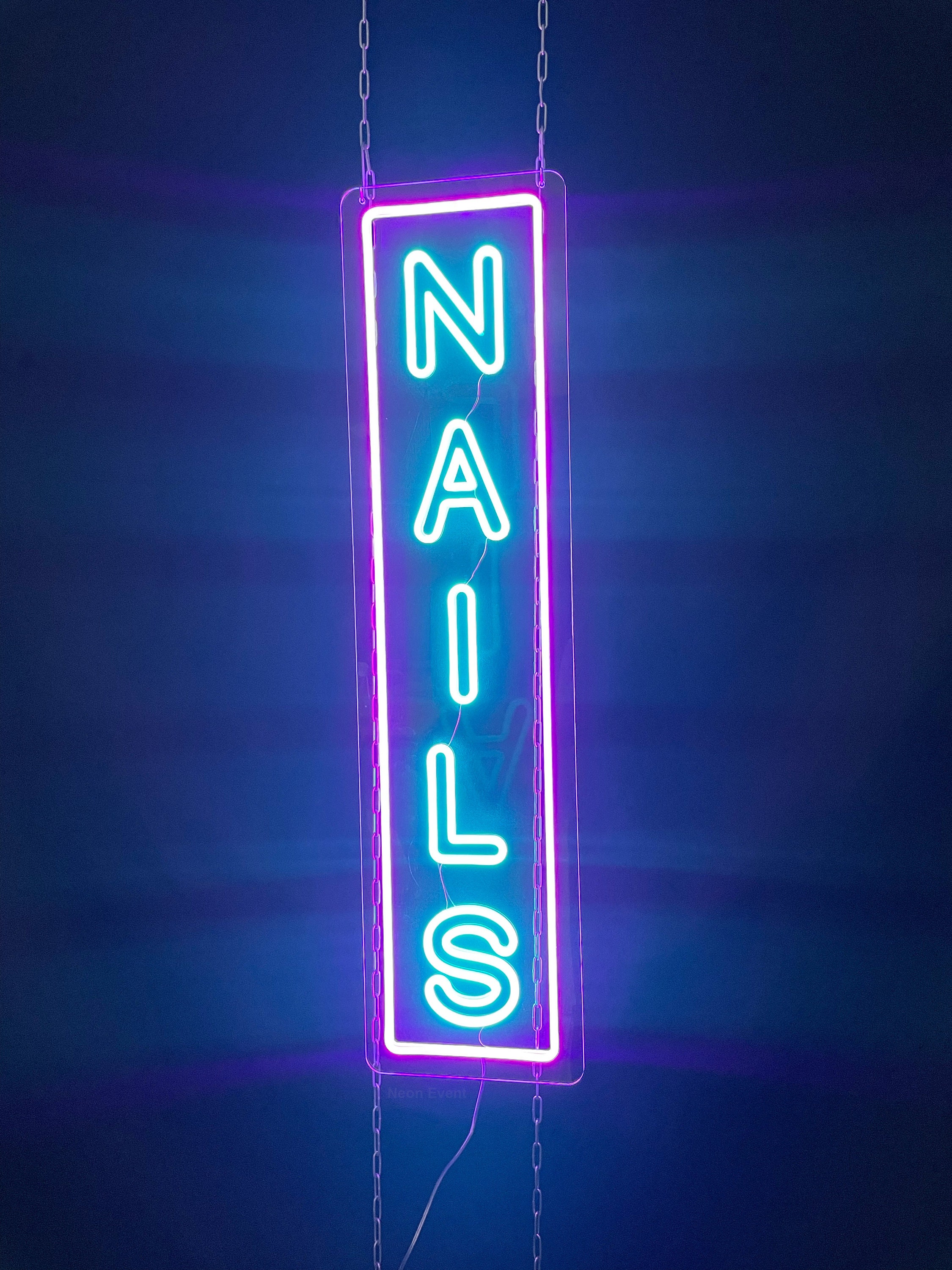 NAILS Neon Sign for Beauty Salon, Nails Room Light Sign, Beauty Neon ...