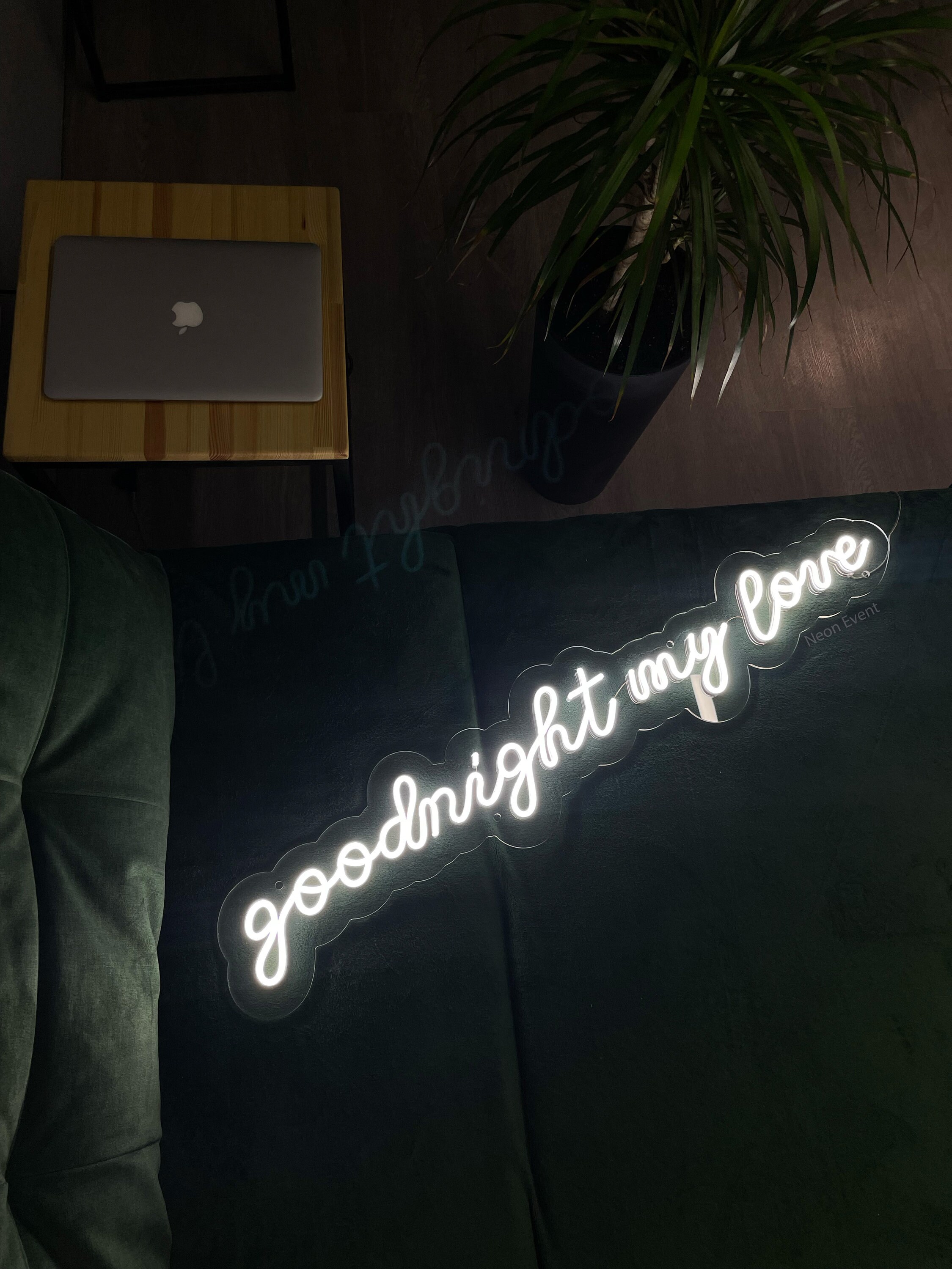 Goodnight My Love, Love Neon Sign, Night Neon Sign, Custom Neon Sign ...