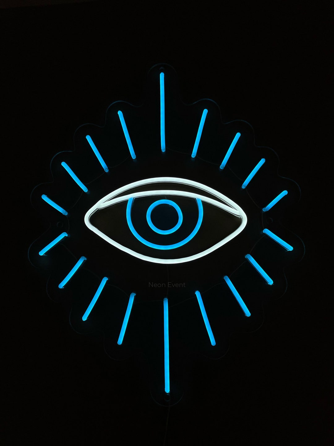 Eye Neon Sign - LED Neon Sign, Wall Decor, Wall Sign, Eyes Led Sign ...