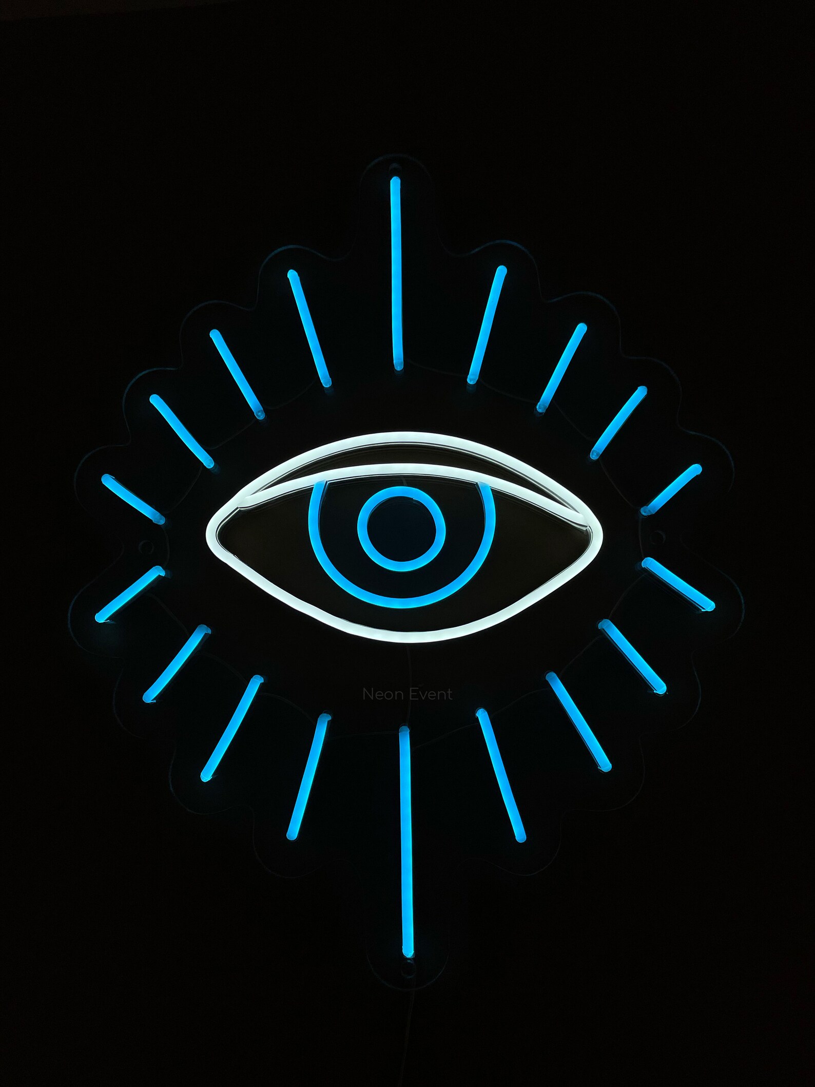 Eye Neon Sign - LED Neon Sign, Wall Decor, Wall Sign, Eyes Led Sign ...