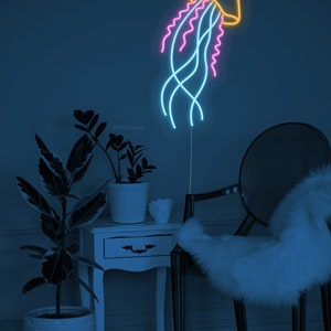 Jellyfish Neon Sign | Sea Neon Sign, Ocean Neon Sign, Custom Wall Light ...