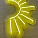 Sun Neon Sign - LED Neon Sign, Wall Decor, Wall Sign, Sunset Led Sign ...