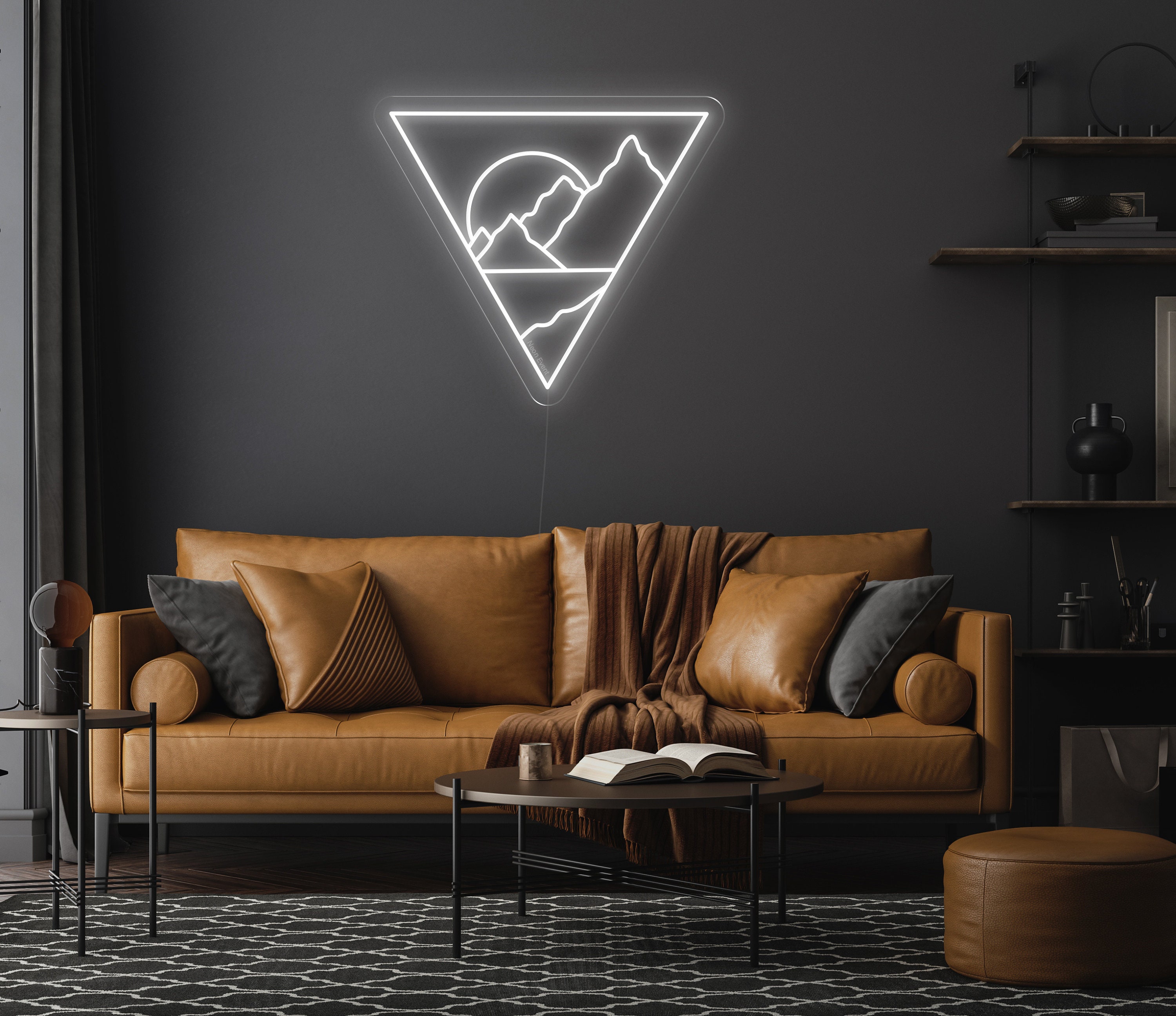 Mountains Neon Sign LED Neon Sign Wall Decor Wall Sign - Etsy