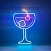 Coctail Neon Sign, Neon Decoration for Cafes, Home Neon Sign, Wall ...