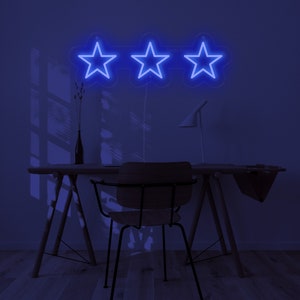 Stars Neon Sign Bedroom Lamp, Shine Bright Neon Sign, Kids Room Light ...