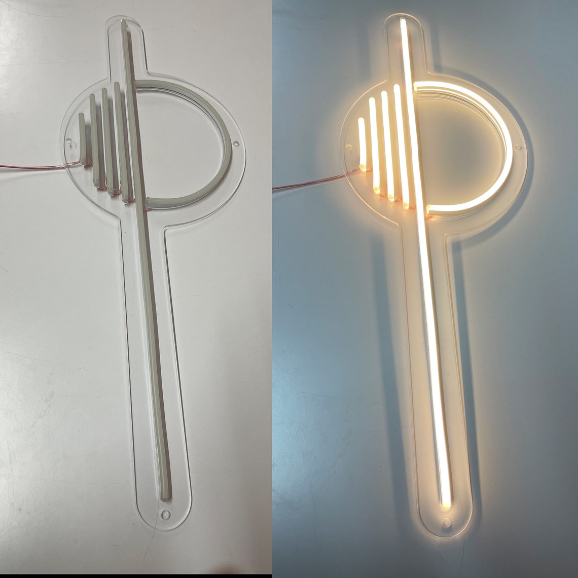 Sun Neon Sign LED Neon Sign Wall Decor Wall Sign Sunset | Etsy