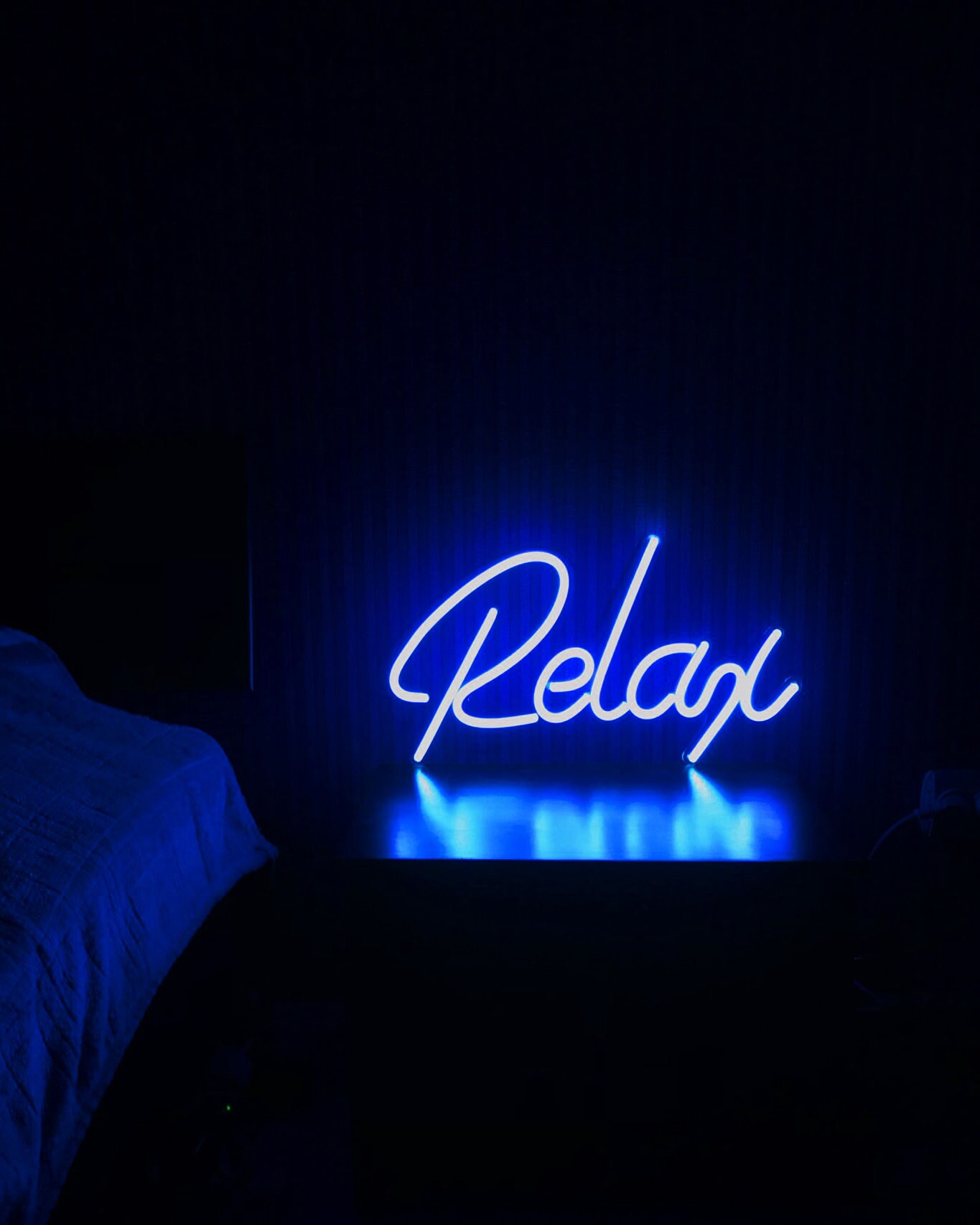 Relax neon sign relax led sign relax led light led sign | Etsy