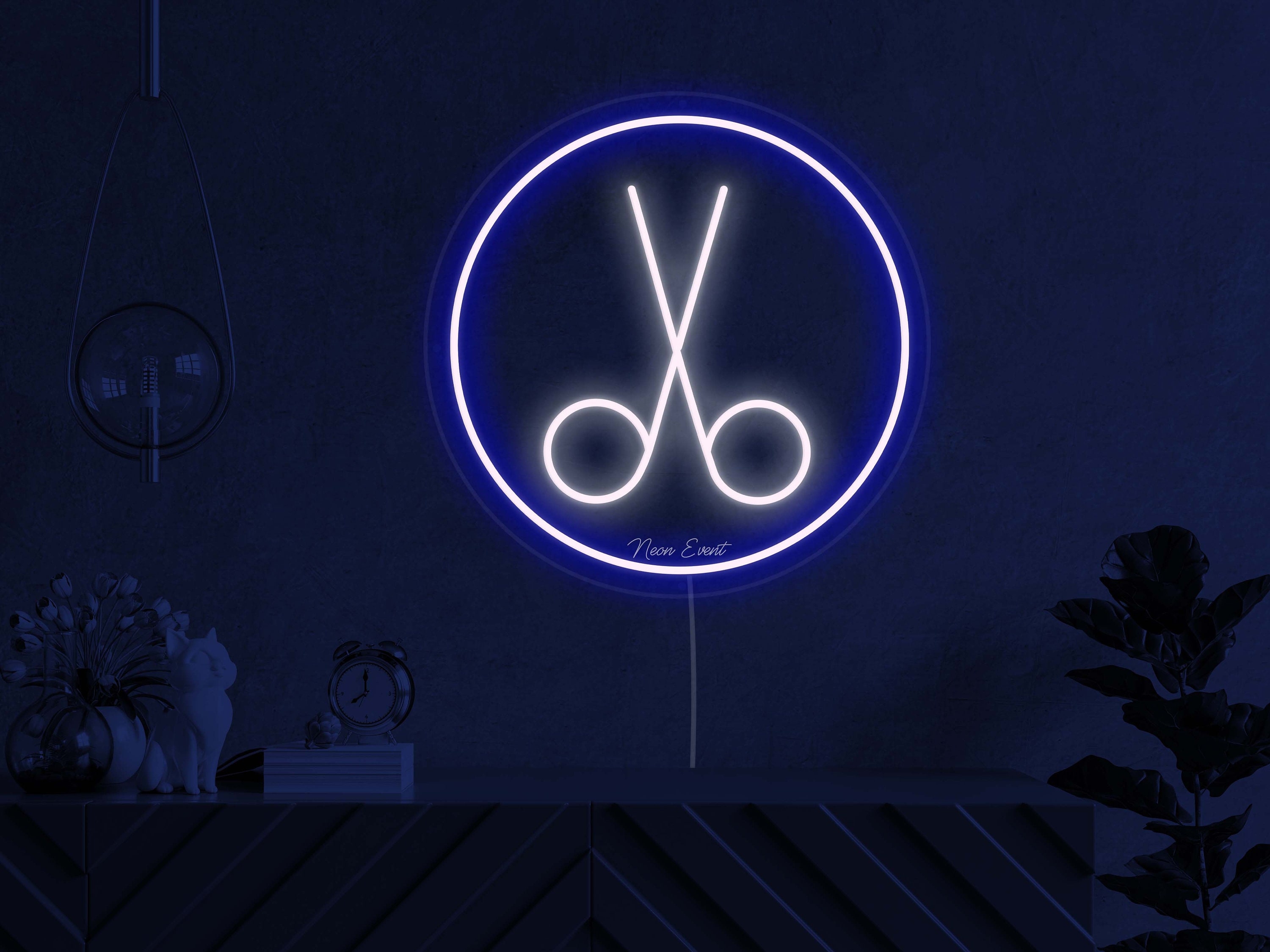 Scissors Neon Sign Barbershop Neon Sign Beauty Sign Hair - Etsy