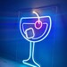 Coctail Neon Sign, Neon Decoration for Cafes, Home Neon Sign, Wall ...