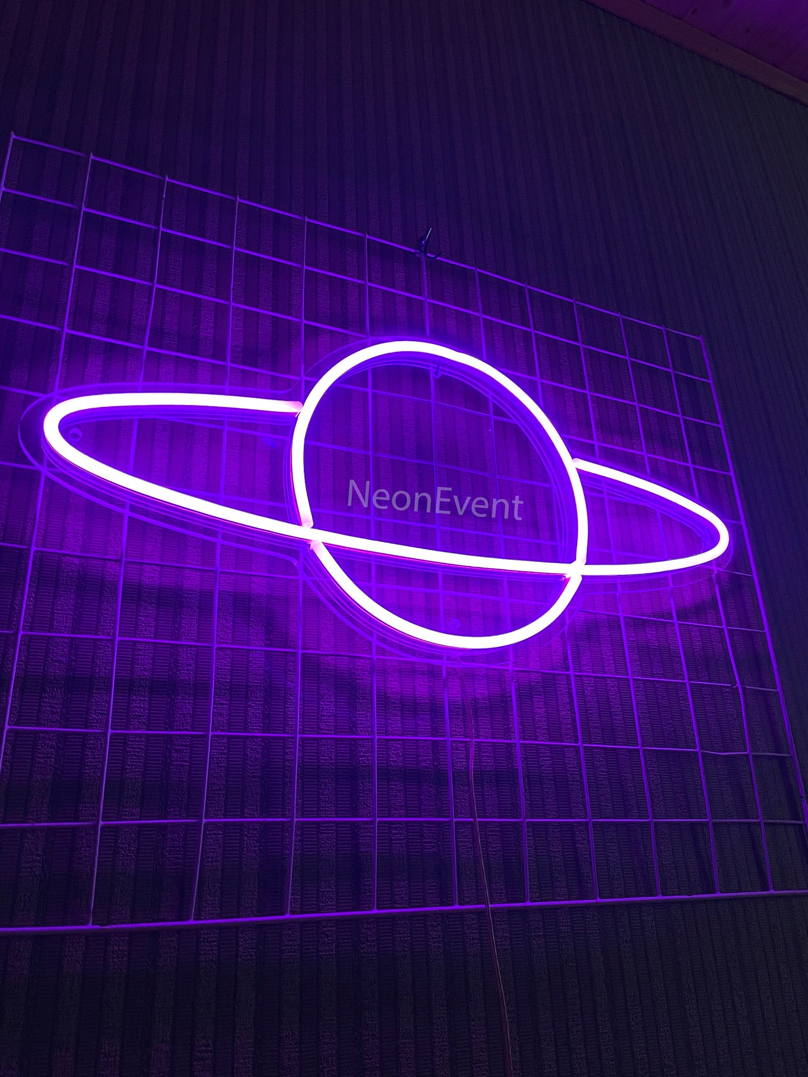 Saturn Planet Neon Sign Planet Led Neon Saturn Led sign | Etsy