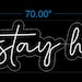 Lets Stay Home Neon Sign - LED Neon Sign, Wall Decor, Wall Sign ...