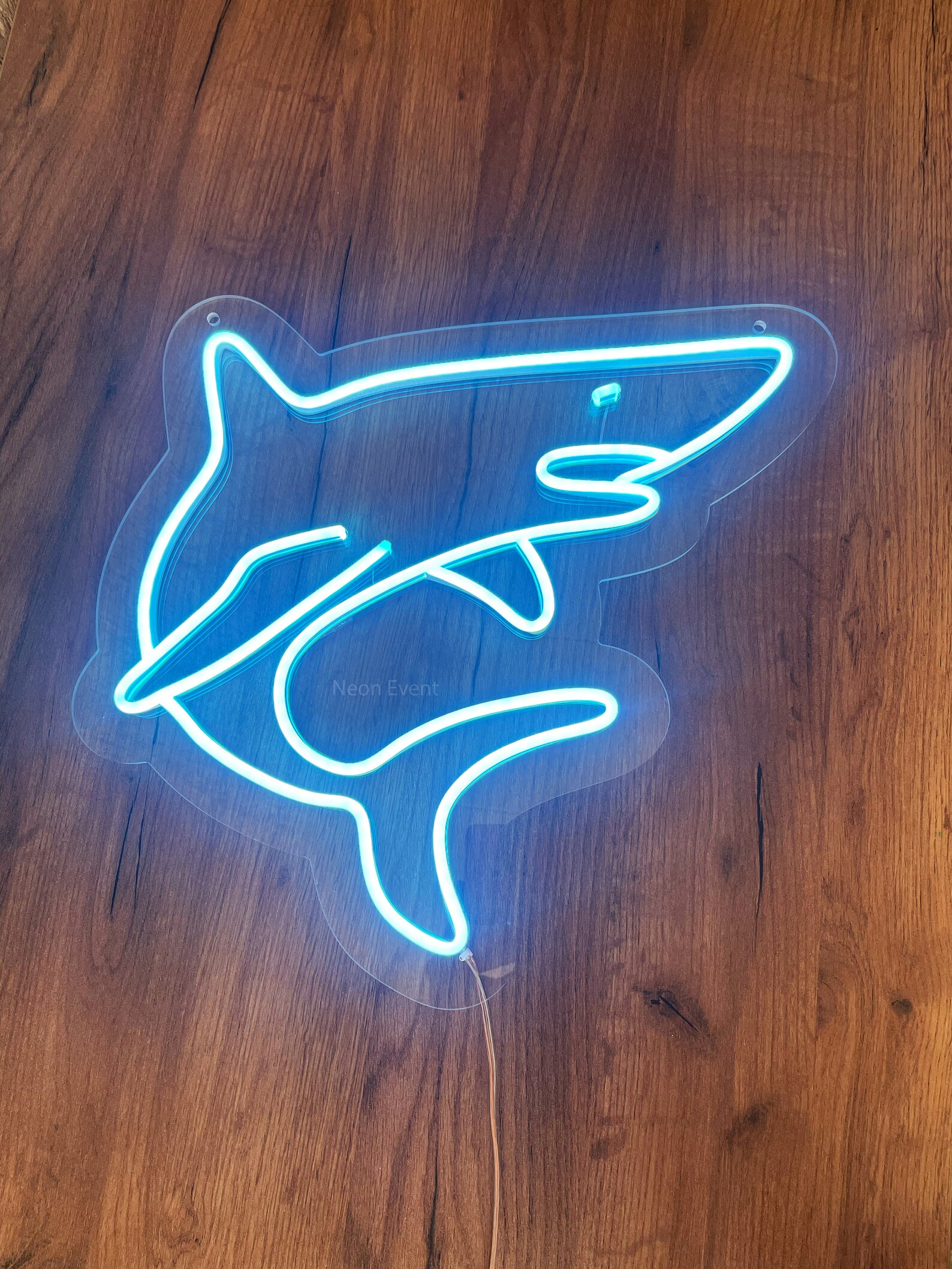 Shark Neon Sign - LED Neon Sign, Wall Decor, Wall Sign, Sea Led Neon ...