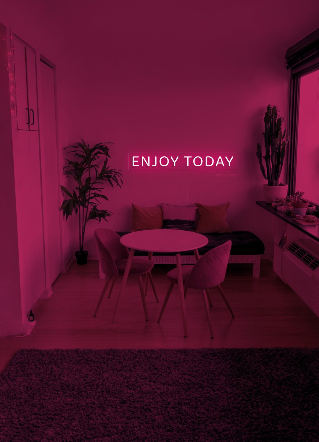 ENJOY TODAY Neon Sign | ENJOY Neon Sign, Joy Neon Sign, Custom Wall ...
