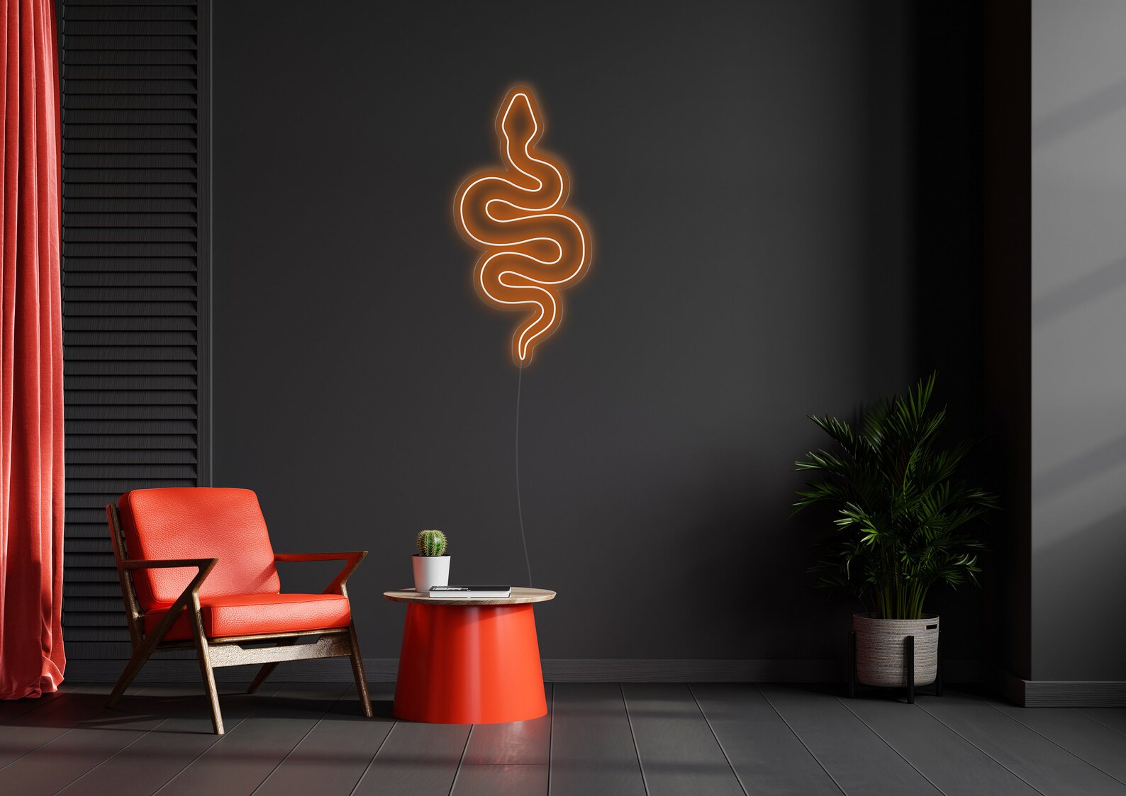 Snake Neon Sign LED Neon Sign Wall Decor Wall Sign Snake | Etsy