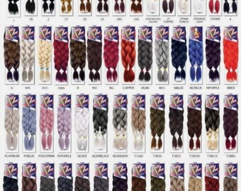 3-PACK DEAL 6 Bundles Total TZ Braid Hair Extensions - Etsy